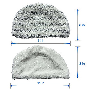 10PK Amyehouse Replacement Pads Compatible with Bissell Powerfresh Steam Mop 1940 1440 1806 1544 2075 2685 Series 19401 19404 19409 1940A 1940F 1940N 1940T 1940Q 1940W B0006 15441 15443 2181 2814