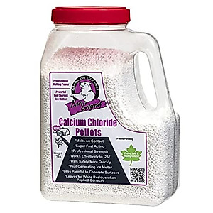 Bare Ground BGCCP-12 Calcium Chloride Snow and Ice Melt Pellets in Shaker Jug, 7 lbs,White