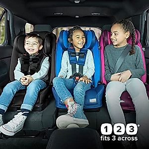 Diono Radian 3RX 3-in-1 Rear and Forward Facing Convertible Car Seat, Adjustable Head Support & Infant Insert, 10 Years 1 Car Seat Ultimate Safety and Protection, Slim Fit 3 Across, Pink Blossom