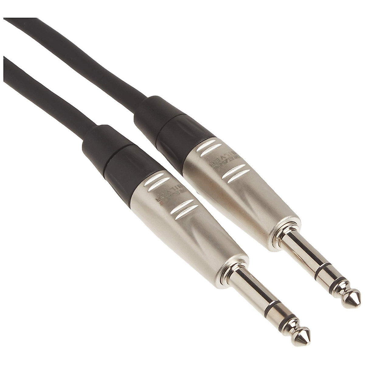 Hosa HSS-010 REAN 1/4" TRS to REAN 1/4" TRS Pro Balanced Interconnect, 10 Feet, Speaker