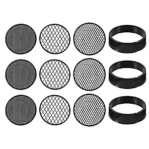 YARNOW 3 Sets Soil Sieve Set Mesh Sifting Pan Soil Sand Sieve Fine Mesh Strainer Gardening Tool Riddle Soil Sifter for Sand Rock Compost