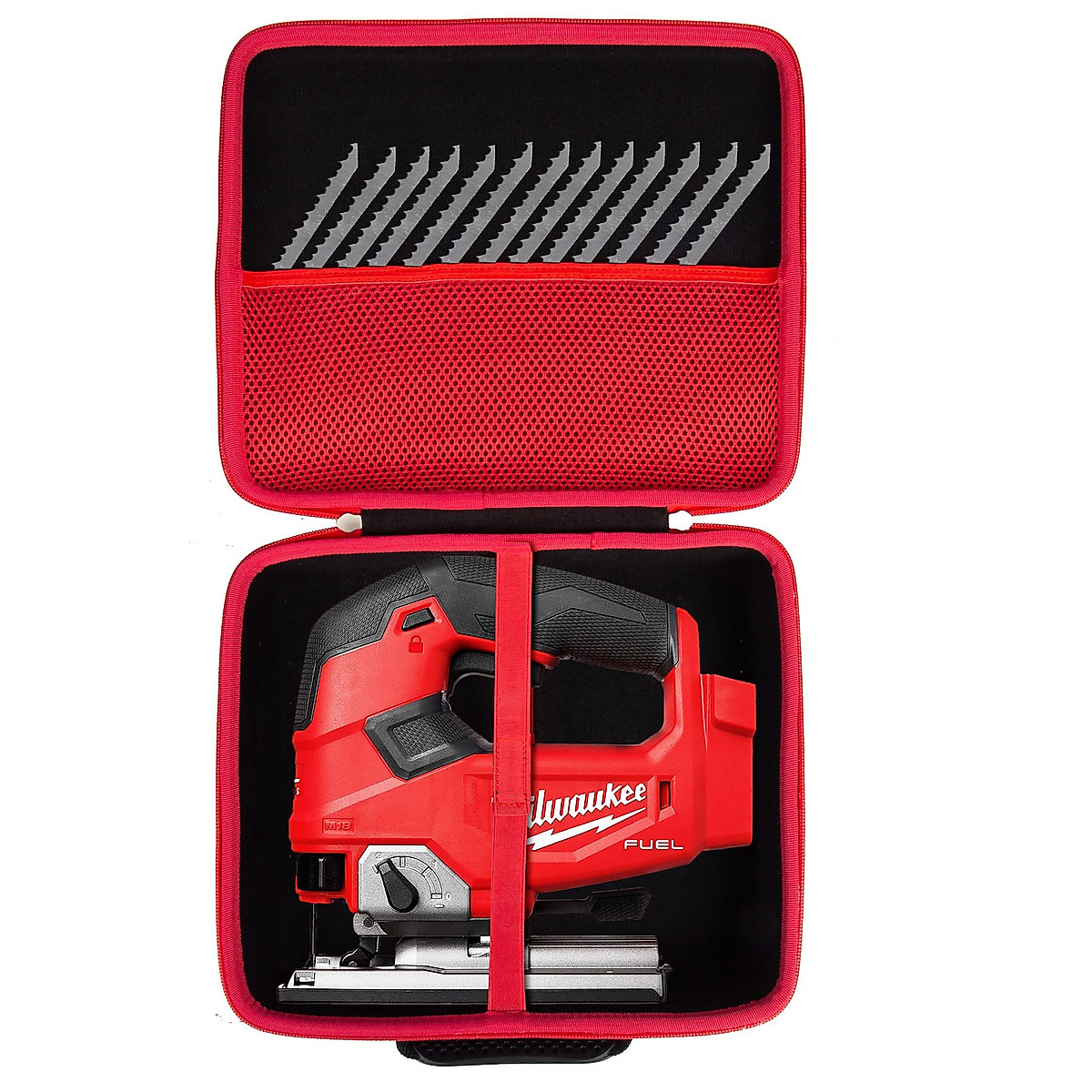 khanka Hard Storage Case Replacement for Milwaukee M18 FUEL D-HANDLE JIG SAW ‎2737-20, Case Only