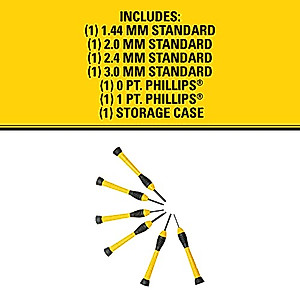 STANLEY Screwdriver Set, Precision, 6-Piece (66-052) , Yellow
