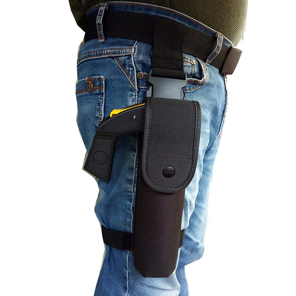 C.H.First Nylon Pepper Spray Holder for MK9 (fits 1lb Pepper Spray, Fox Labs, Sabre, Freeze +P, Wildfire, Streetwise) Pepper Spray Not Included.