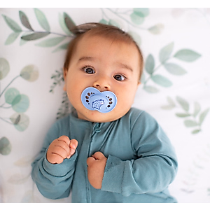 MAM Original Day & Night Baby Pacifier, Nipple Shape Helps Promote Healthy Oral Development, Glows in The Dark, 6-16 Months, Baby Boy, 4 Count