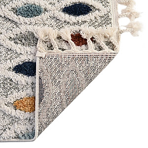 Rugs.com Cherokee Collection Rug – 2' x 3' Multi High Rug Perfect for Entryways, Kitchens, Breakfast Nooks, Accent Pieces