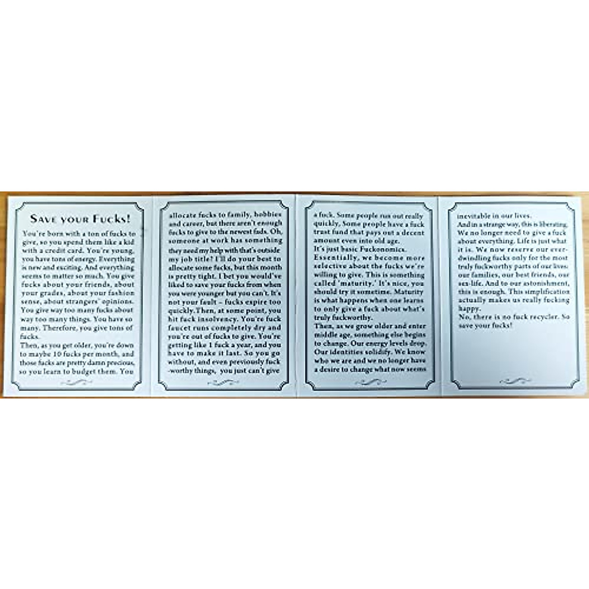 Jar of Fuck Gift Jar,Gag Gift Birthday Gift Funny Gift,Gift for Friend，Anniversaries Gift ，Fool Friends and Make Family Laugh Out Loud "Fuck to Give"(7oz)