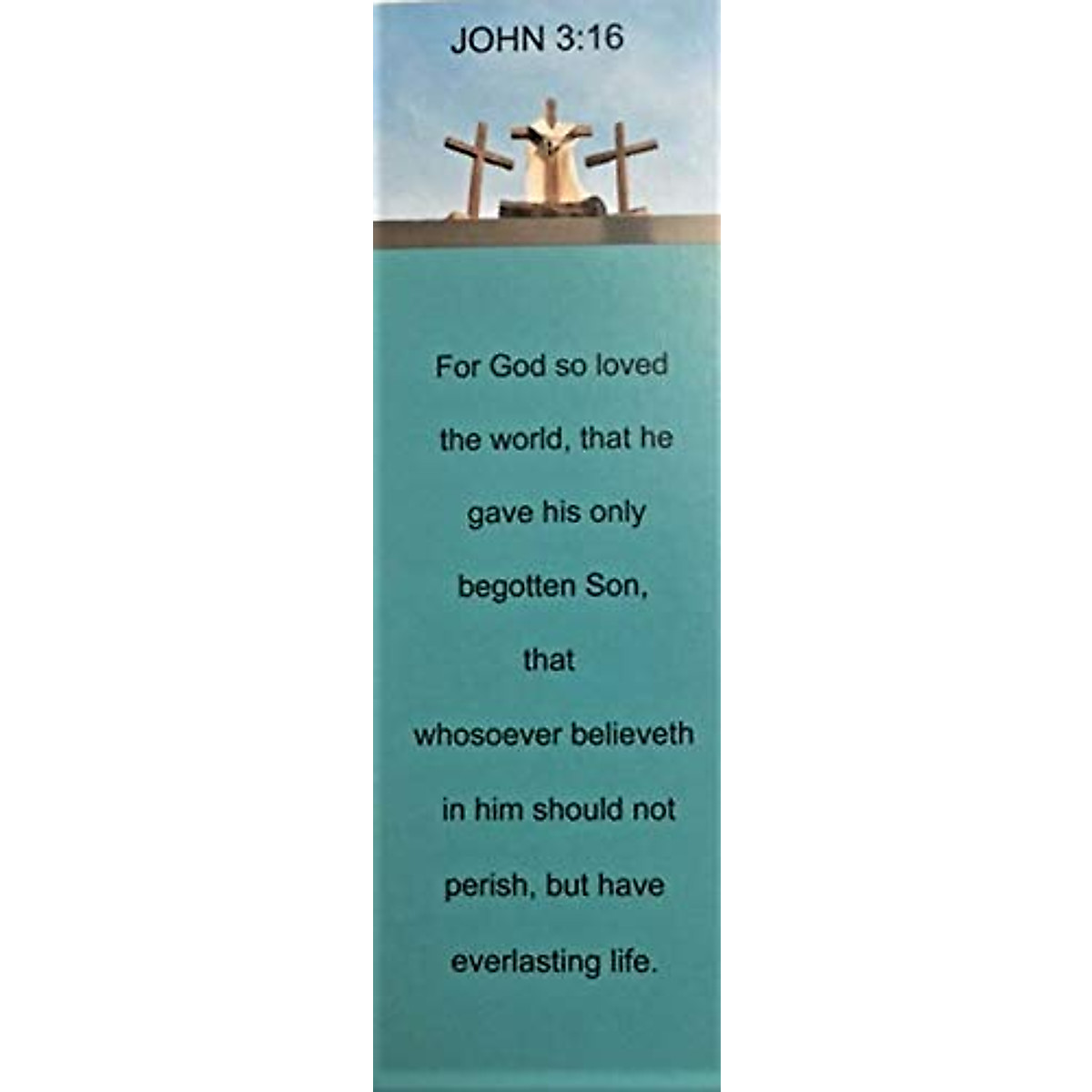 John 3:16 - for God So Loved The World - Christian Bookmarks - Amazing Love (Pack of 50)
