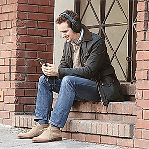 weishan Coiled Headphone Cord Replacement for Sennheiser HD650, HD660 S, HD600, HD6XX, HD580, HD565, HD545, HD535, Audio Cable Wire 3.5mm 1/8" Plug and 6.35mm 1/4" Adapter 5m(16ft)