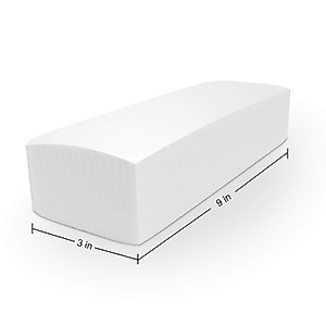 Mirucoo 100 Pieces Large Non-woven Wax Strips for Body and Facial Hair Removal, 3 Inches x 9 Inches Salon Quality Epilating Strips