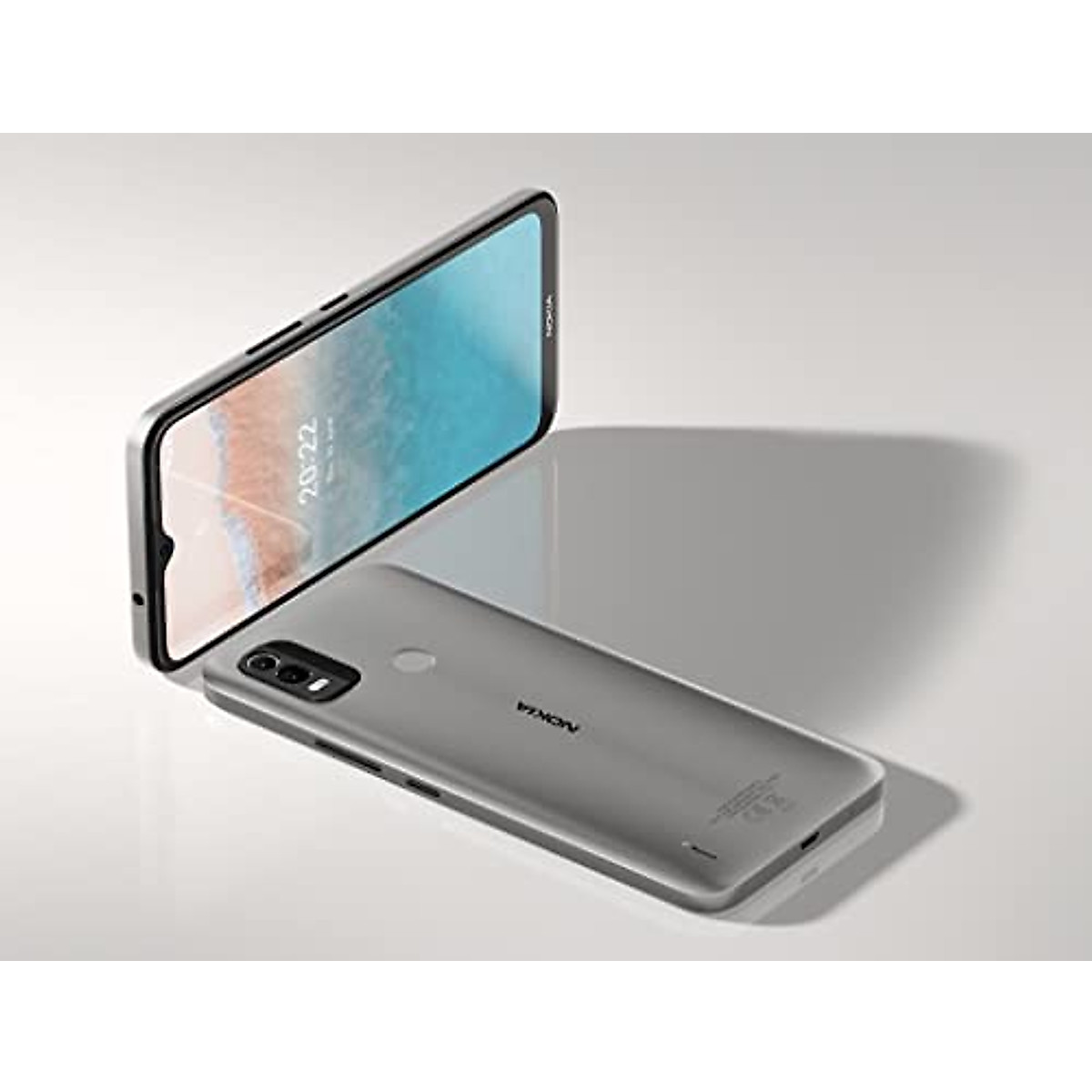 Nokia C21 Plus | Android 11 (Go Edition) | Unlocked Smartphone | 2-Day Battery | Dual SIM | 2/64GB | 6.52-Inch Screen | Charcoal