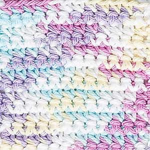 Bernat Handicrafter Cotton Scents Yarn, 1.5 oz, Gauge 4 Medium Worsted, Fleur De Lavane