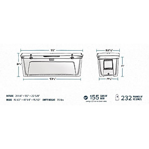 YETI Tundra 250 Cooler, White