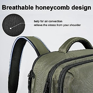 Travel Carry on Backpack, Flight Approved Laptop Backpack with USB Charging Port, Durable Computer Bag for Men Women Fits 15.6 In Laptop, Anti-Theft Waterproof Work Daypack for Business College, Green