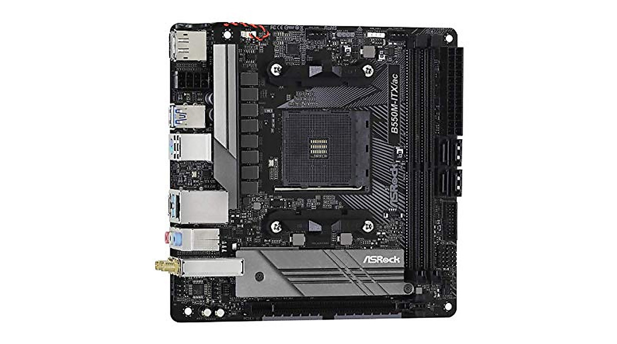 ASRock B550M-ITX/AC Motherboard for AMD Ryzen Processors