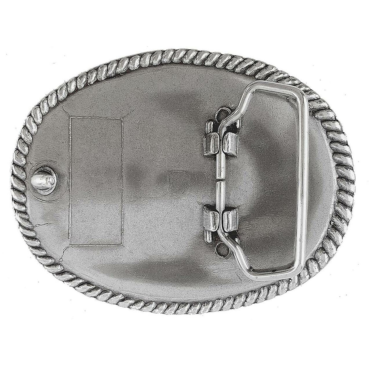 H8170 Western American Eagle Belt Buckle Fits 1-1/2"(38mm) Belt (Antique Silver)