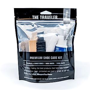 Shoe MGK Essentials Kit - Travel Shoe Care Kit - Cleans Dirt and Grime off Athletic, Leather, and White Shoes