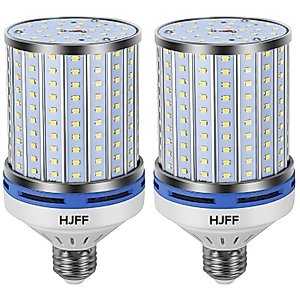 HJFF 2 Pack Led Light Bulb 700W Equivalent 11000 Lumen 6000K Led Corn Light Bulb E26/E27 Medium Base 70W led Bulb for Outdoor Indoor Led Corn Bulb Area Garage Warehouse Workshop Street Backyard