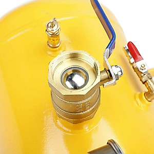 BLACKHORSE-RACING 5 Gallon Air Tire Bead Seater - 145PSI Blaster Tool Seating Inflator w/Gauge Car Truck ATV Tank Heavy Duty