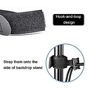 Emart Background Backdrop Muslin Multifunctional Clips Clamp Holder for Photo Video Studio - 14 Pack