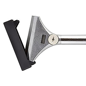 QEP 62920 4 in. Floor and Wall Razor Scraper with 5.25 in. Handle and Stainless Steel Blade