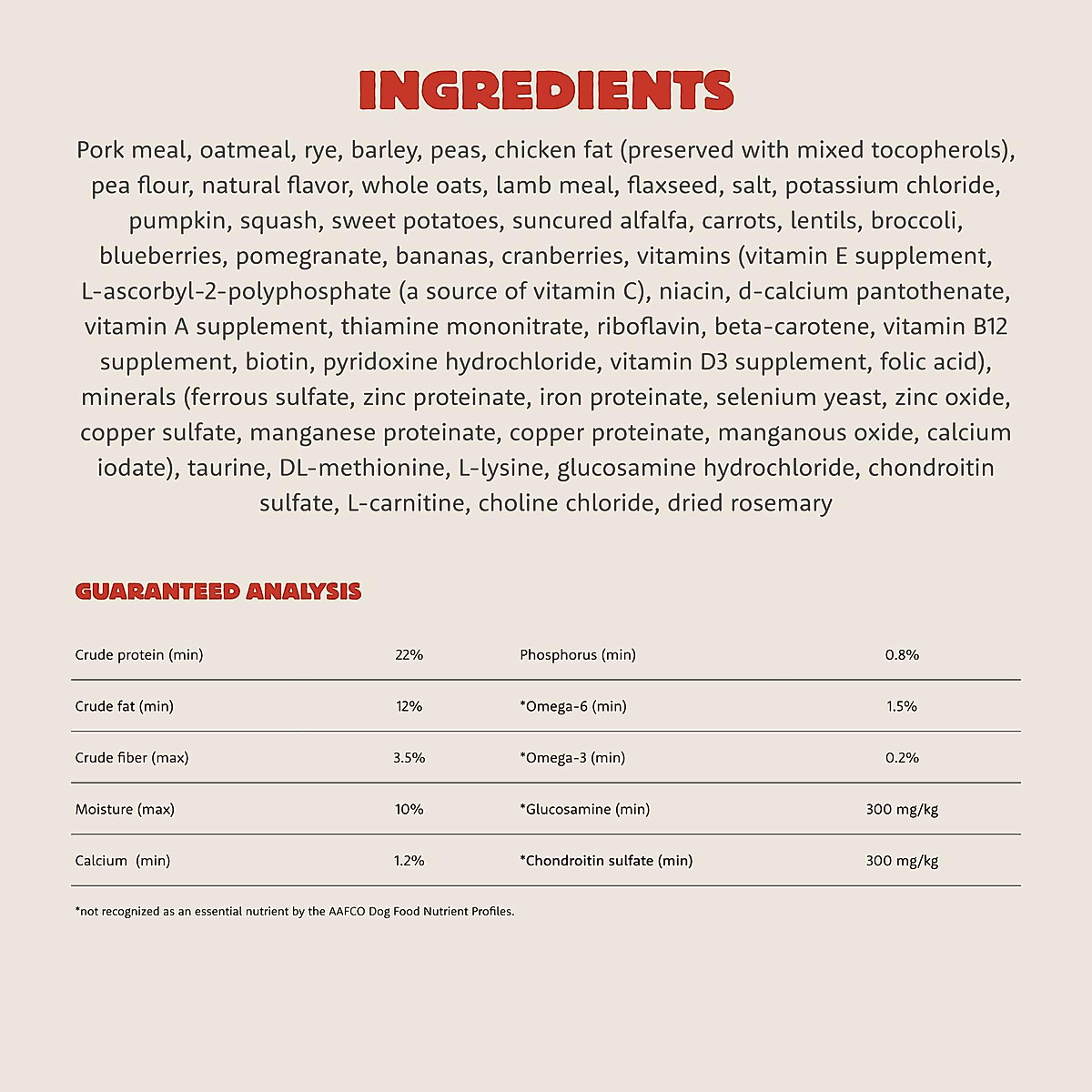 Petcurean Summit Farmstead Feast, Dry Dog Food, Pork Meal and Lamb Meal Adult Recipe with Grains, 25 lb Bag