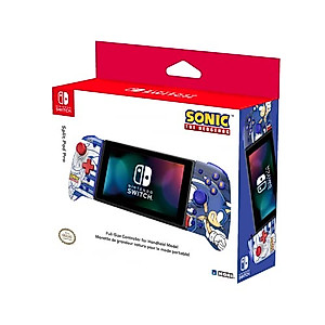 HORI Split Pad Pro (Sonic) Ergonomic Controller for Handheld Mode - Officially Licensed By Nintendo & Sega - Nintendo Switch;