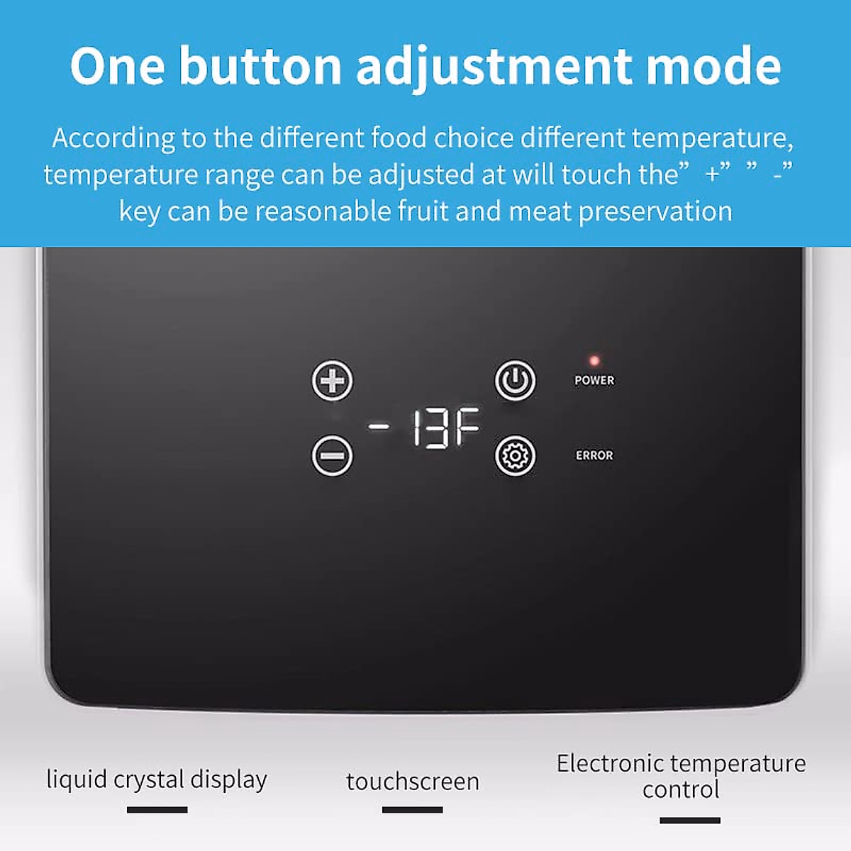 Car Refrigerator 12V 29 Quart 28Liters Portable Freezer Compact Refrigerators for Cars, Saloons Trucks Ships Up To -4 Degrees Fahrenheit Outdoor Travel Household White