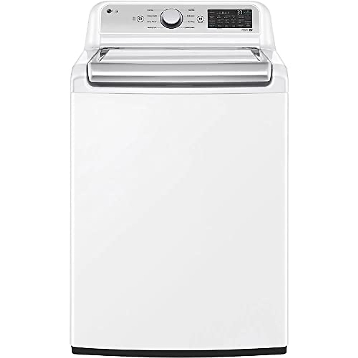 LG WT7405CW 5.3 Cu. Ft. White Top Load Washer with 4-Way Agitator & TurboWash3D Technology
