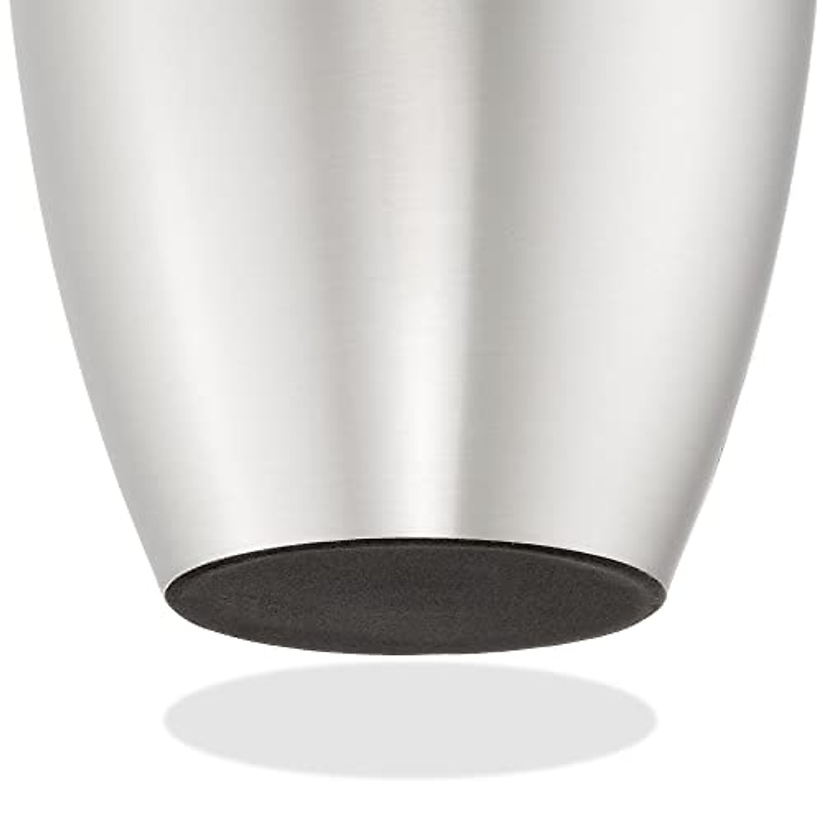 Reminded Adult Cremation Memorial Urn for Human Ashes, Pewter with Black Stripe Brass Funeral Urn with Velvet Bag