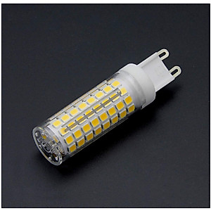 G9 LED Bulb 10W 110V Dimmable LED Corn Light Bulbs 100W Halogen Equivalent, 102 LED 2835, 4000K Natural White, Ceramic G9 Bi-Pin Base for Indoor Home Lighting Chandelier Ceiling Fan, 5 Pack