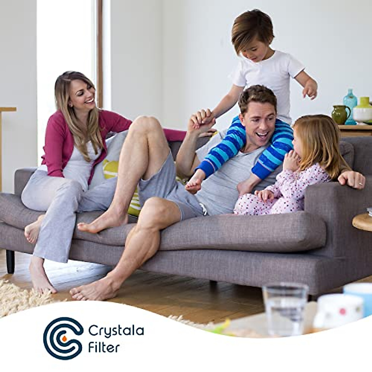 Crystala Filters Water Filter Compatible with MWF SmartWater, MWFA, MWFP, GWF, GWFA, Kenmore 9991, 46-9991, HDX FMG-1, WFC1201 (1 Pack)