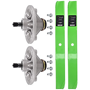 8TEN Spindle Medium-Lift Blade Kit for Toro 42 inch Cut Deck RZT420H TimeCutter Z4202 Zero Turn Mower