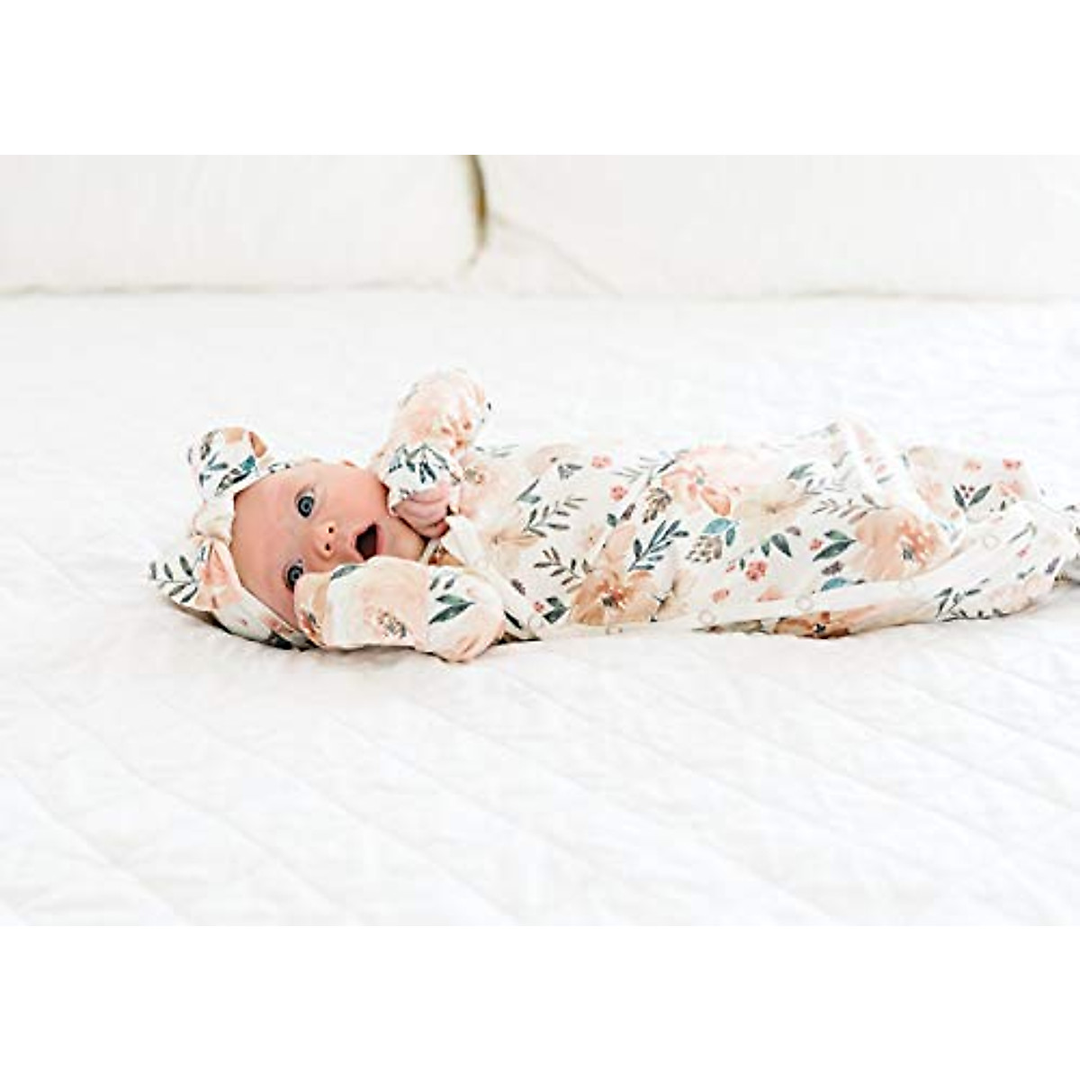 Copper Pearl Newborn Knotted Gown Autumn