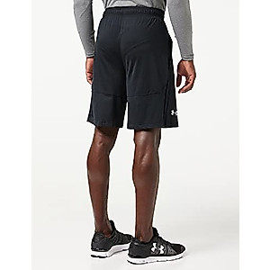 Under Armour Men's Training Stretch Shorts, Black (001)/Black, Small Tall