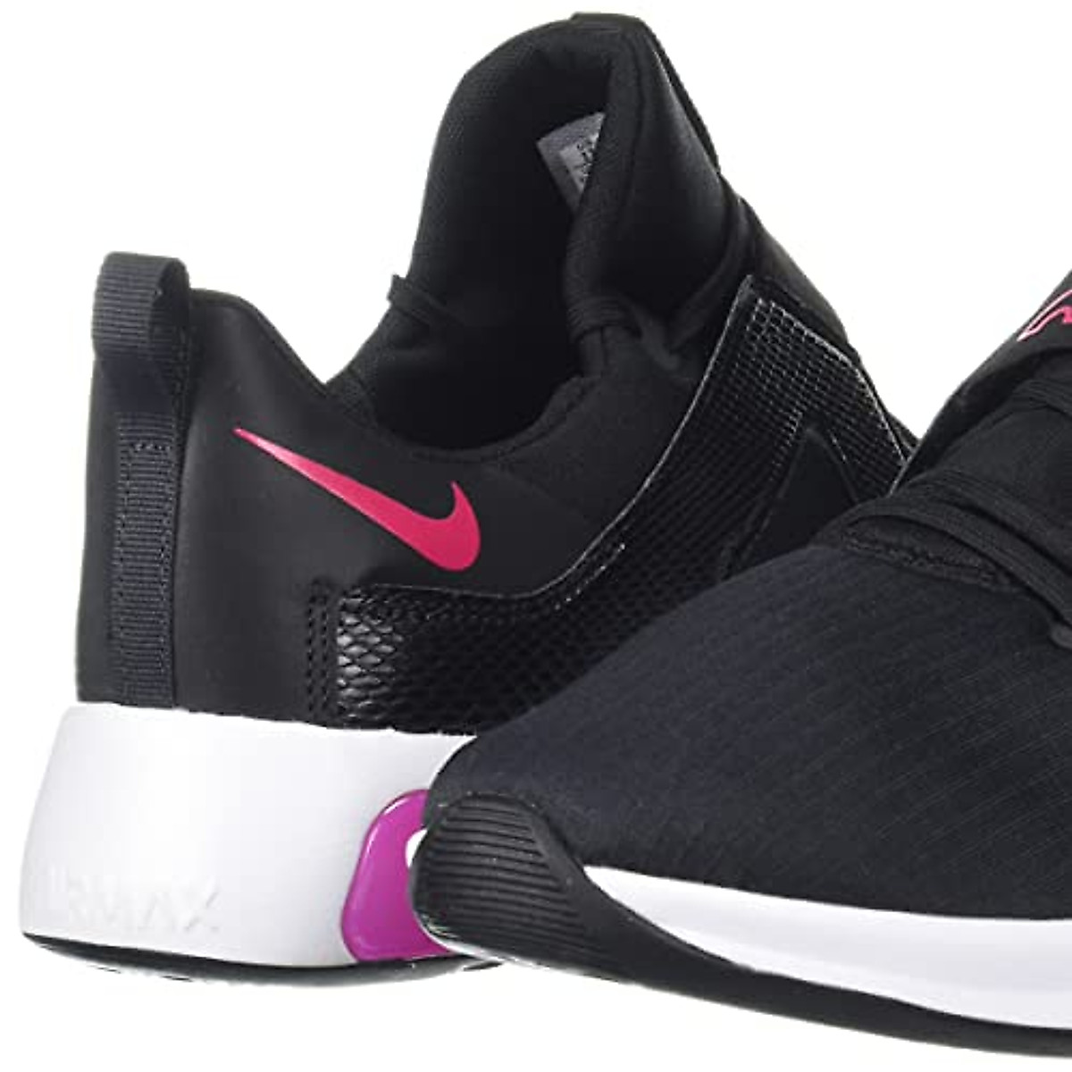 Nike Women's W Air Max Bella Tr 5 Training Shoe, Black/Rush Pink-White, 8 UK (10 US)