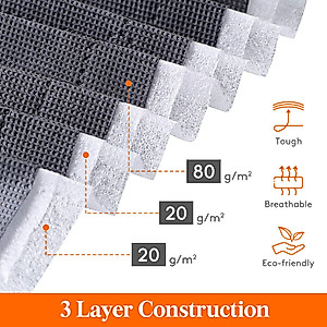 Lifewit 3 Pack 90L Clothes Storage Bag, Bundle with 3 Pack 35L Clothes Storage Bag, Grey