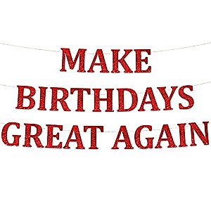 Funny Birthday Party Pack – Happy Birthday Banner and Swirls Pack - Adult Birthday Decorations – 21st – 30th – 40th – 50th – 60th – 70th – 80th Birthday Party Supplies