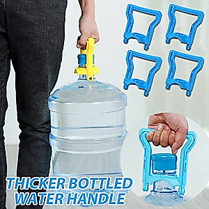 5 Gallon Thicker Water Bottle Handle, Multi-functional Bucket Elevator, Water Bottle Lift, Spring Water Bucket Handle, Household Labor-Saving hand-carrying Device Suitable for