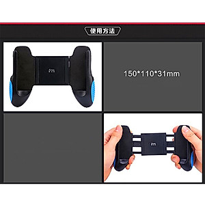 CamRom Game Clutch Universal Grip Support 4.5~6.5 inch smartphone (Red)