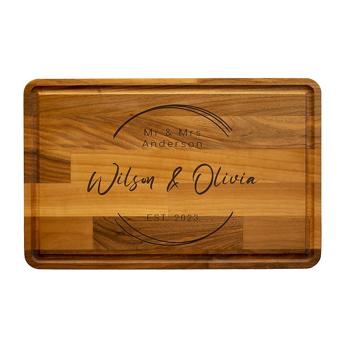 Custom Cutting Board | Personalized Cutting Board | Custom Cheese Board | Custom Chopping Board | Wedding Cutting Board | Personalized Wedding Gift | Gift for Couple (Without Handle)