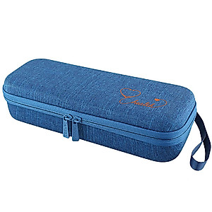 Canboc Hard Stethoscope Case Compatible with 3M Littmann Classic III, Lightweight II S.E, Cardiology IV, MDF Acoustica Stethoscope, Mesh Bag fit Medical Scissors, Oral Thermometer, Caribbean Blue