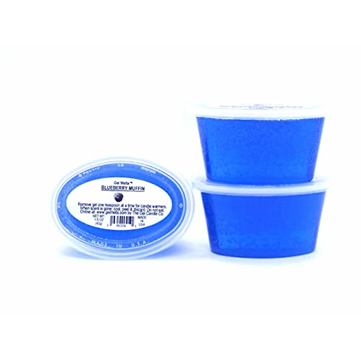 3 Pack BLUEBERRY MUFFIN Gel Melts for Warmers and Burners PEEL, MELT and ENJOY