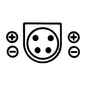 Accessory USA 24V 6A 4-Pin DIN AC DC Adapter for Philips Magnavox HD Ready DVD LCD TV HDTV 24VDC 6 Amp - 6.25A 150W 24 Volt 4-Prong Connector Power Supply Cord