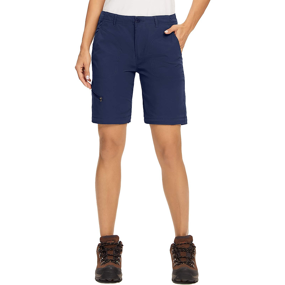 Women's Hiking Pants Convertible Lightweight Quick Dry Outdoor Travel Camping Safari Pants,2192,Blue,2