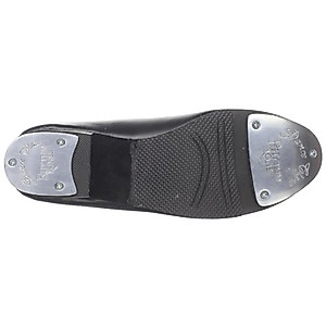 Dance Class Women's PTM101 Full Sole Jazz Tap Oxford,Black,5 M US