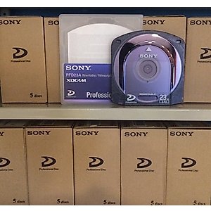 Sony PFD23A/2 Single Layer 23GB Rewritable Optical Disc for XDCAM, 85 minutes