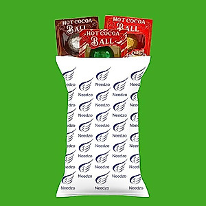 Hot Chocolate Melting Balls Assorted Variety with Salted Caramel, Peppermint, and Classic Flavors, Bulk Cocoa with Mini Marshmallows Inside, Cute Candy Stocking Stuffers Party Favor Pack of 3