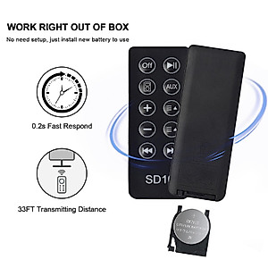 New Replaced Remote Control Compatible with Bose SoundDock 10 AM316536 AM314136 Sounddock Series 2 3 II III Bluetooth Digital Music System Controller with Battery