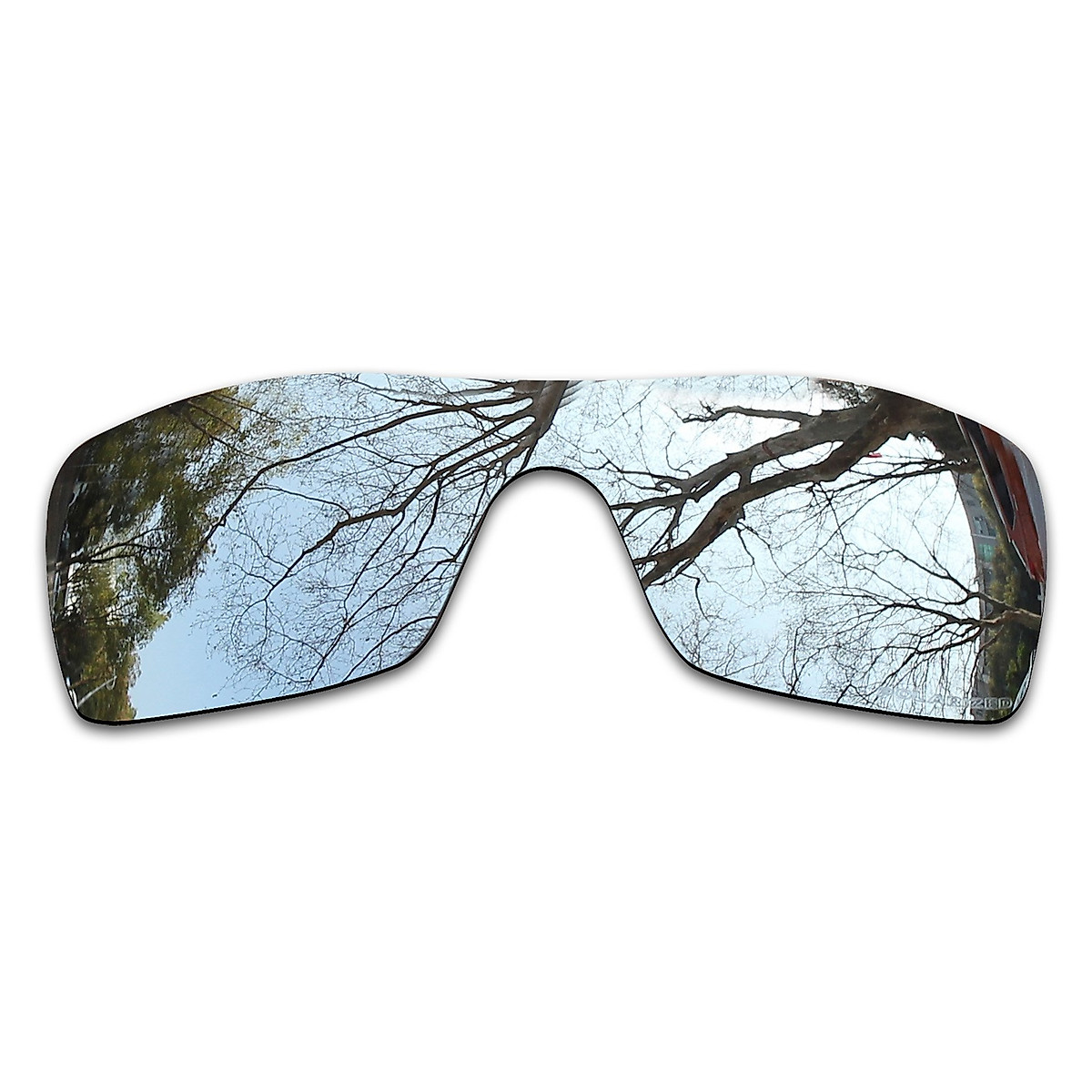 ToughAsNails 2 Pair Polarized Replacement Lenses Compatible with Oakley Batwolf OO9101 Black&Silver Chrome